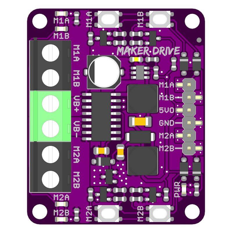 Maker Drive: Simplifying H-Bridge Motor Driver for Beginner Maker Drive: Simplifying H-Bridge Motor Driver for Beginner